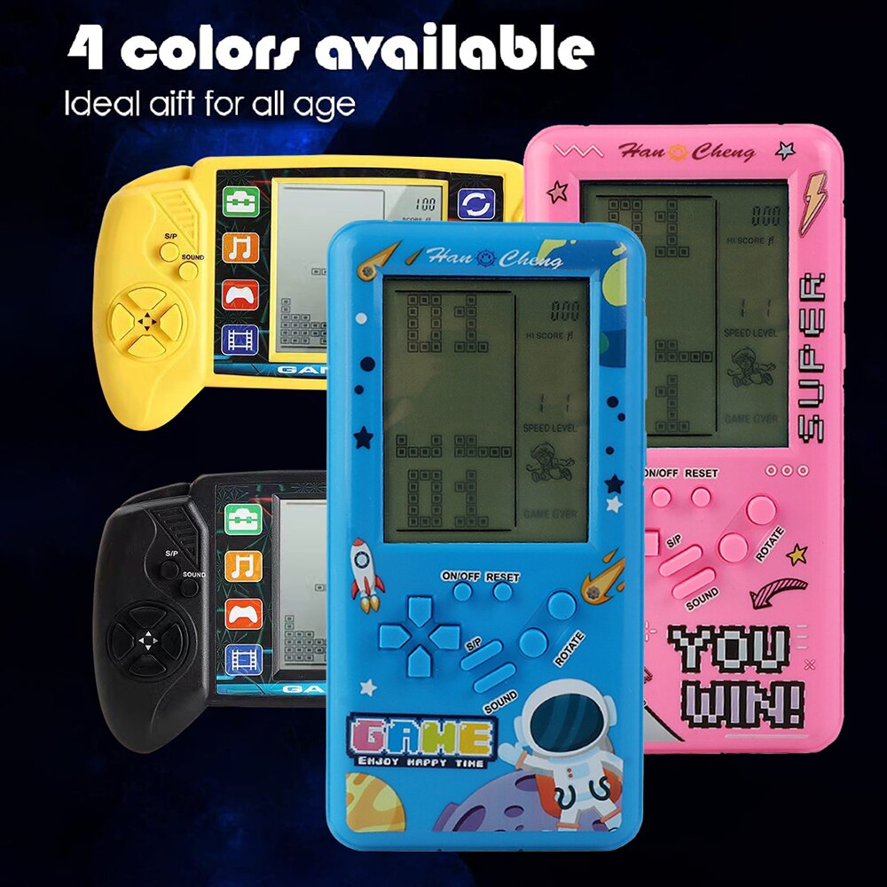 Joc tetris retro Brick Game 999 jocuri, SOOYE®, Albastru - eMAG.ro