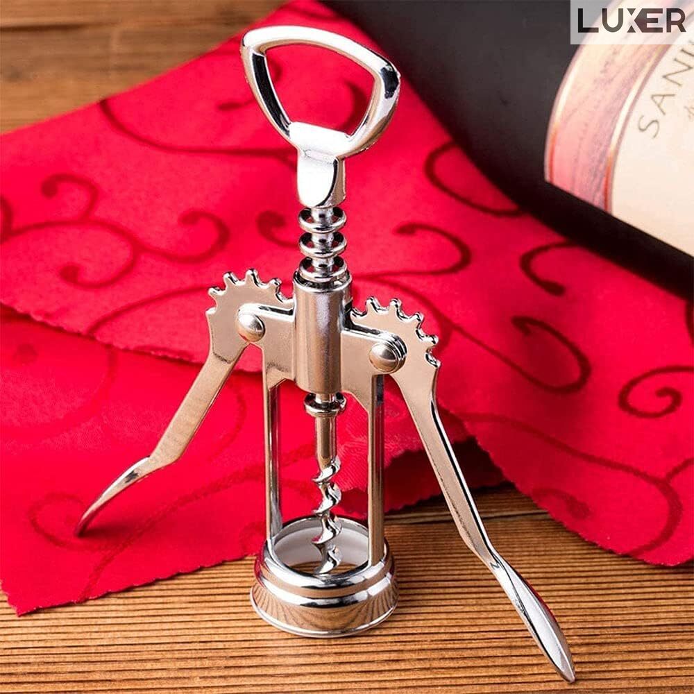 Tirbuson Manual din Inox pentru Sticle de Vin cu Desfacator Bere ...