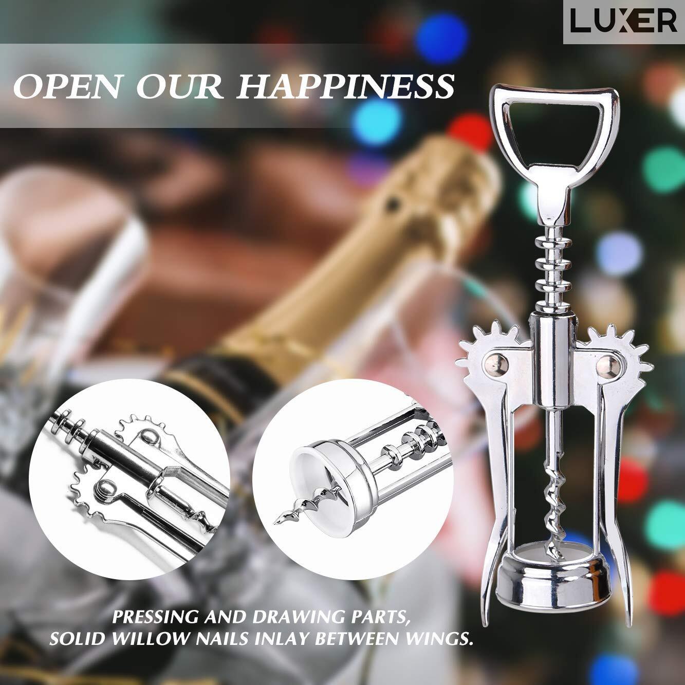 Tirbuson Manual din Inox pentru Sticle de Vin cu Desfacator Bere ...