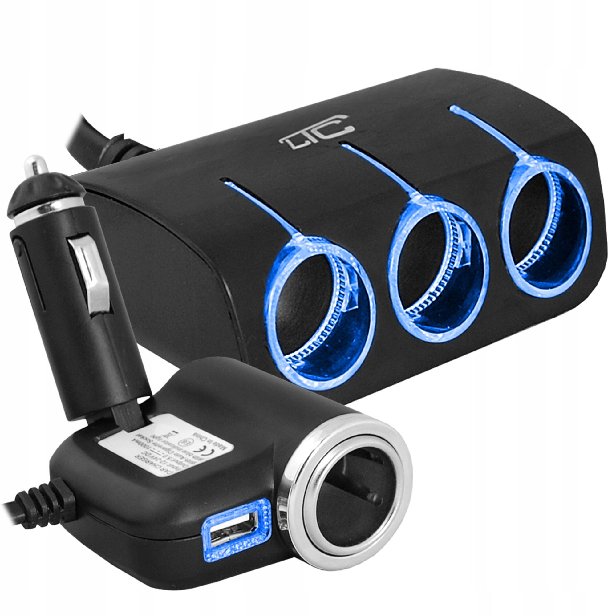 Adaptor auto, 120W, Negru - eMAG.ro