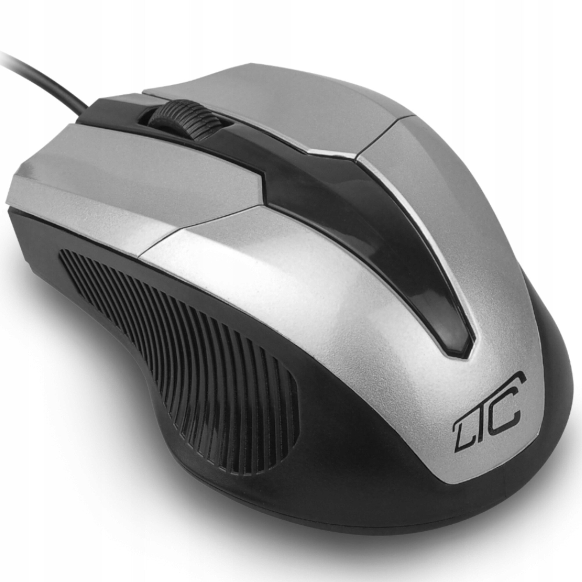 Mouse cu fir, LTC, 110x68x40mm, Argintiu - eMAG.ro