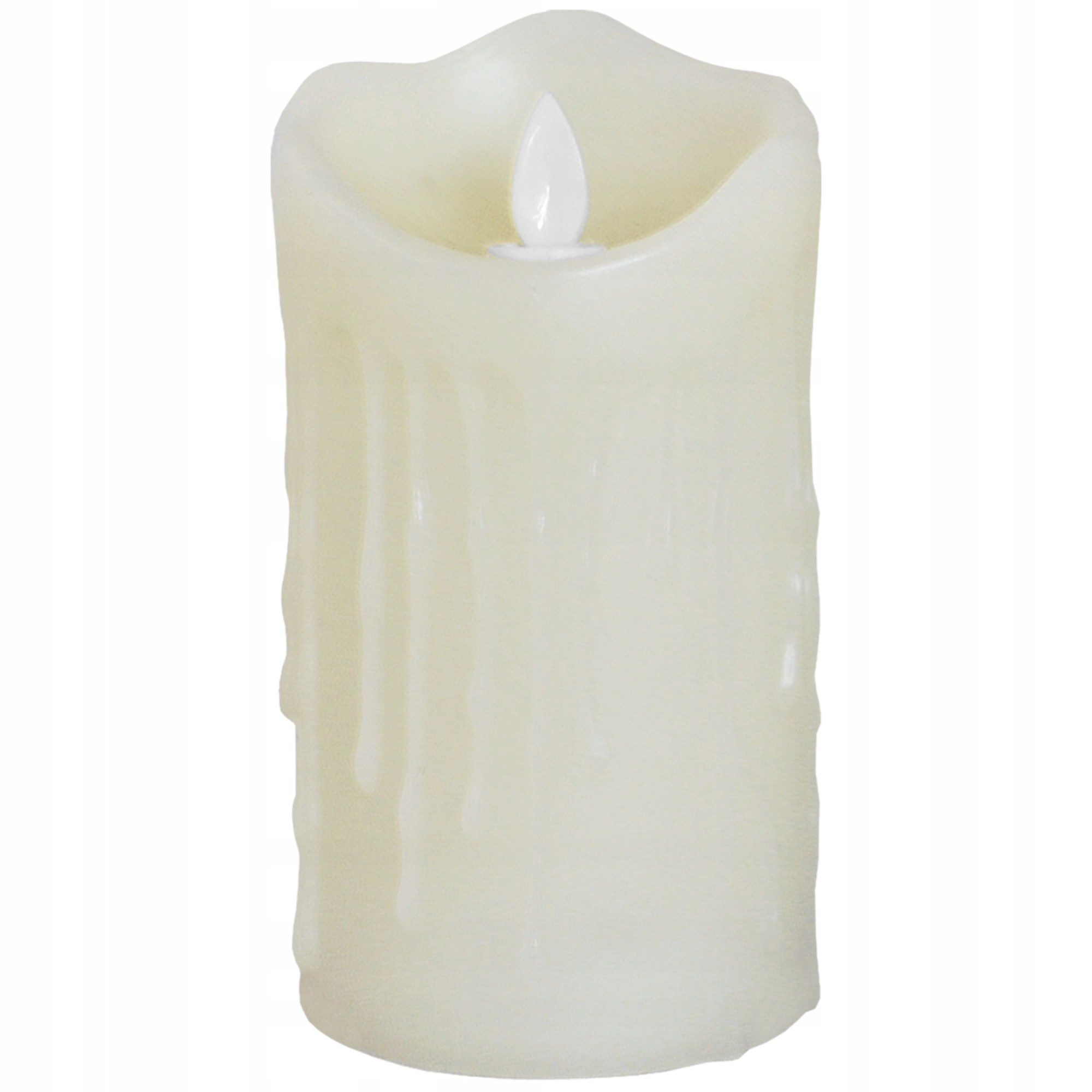 Set 2 lumanari LED, 15 cm, Alb - eMAG.ro