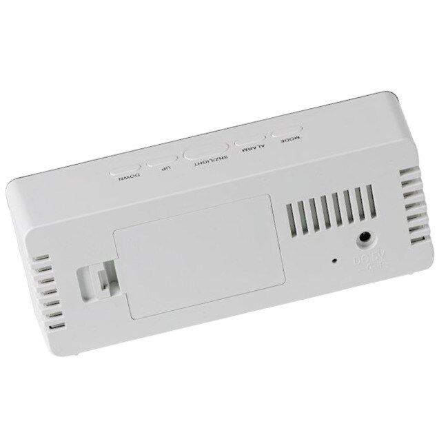 Ceas camera, cu statie meteo, oglinda led - eMAG.ro