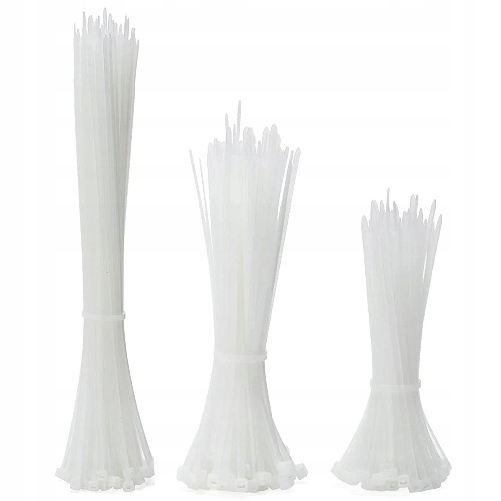 Cleme pentru cabluri, 60buc, 100/150/200, Alb - eMAG.ro