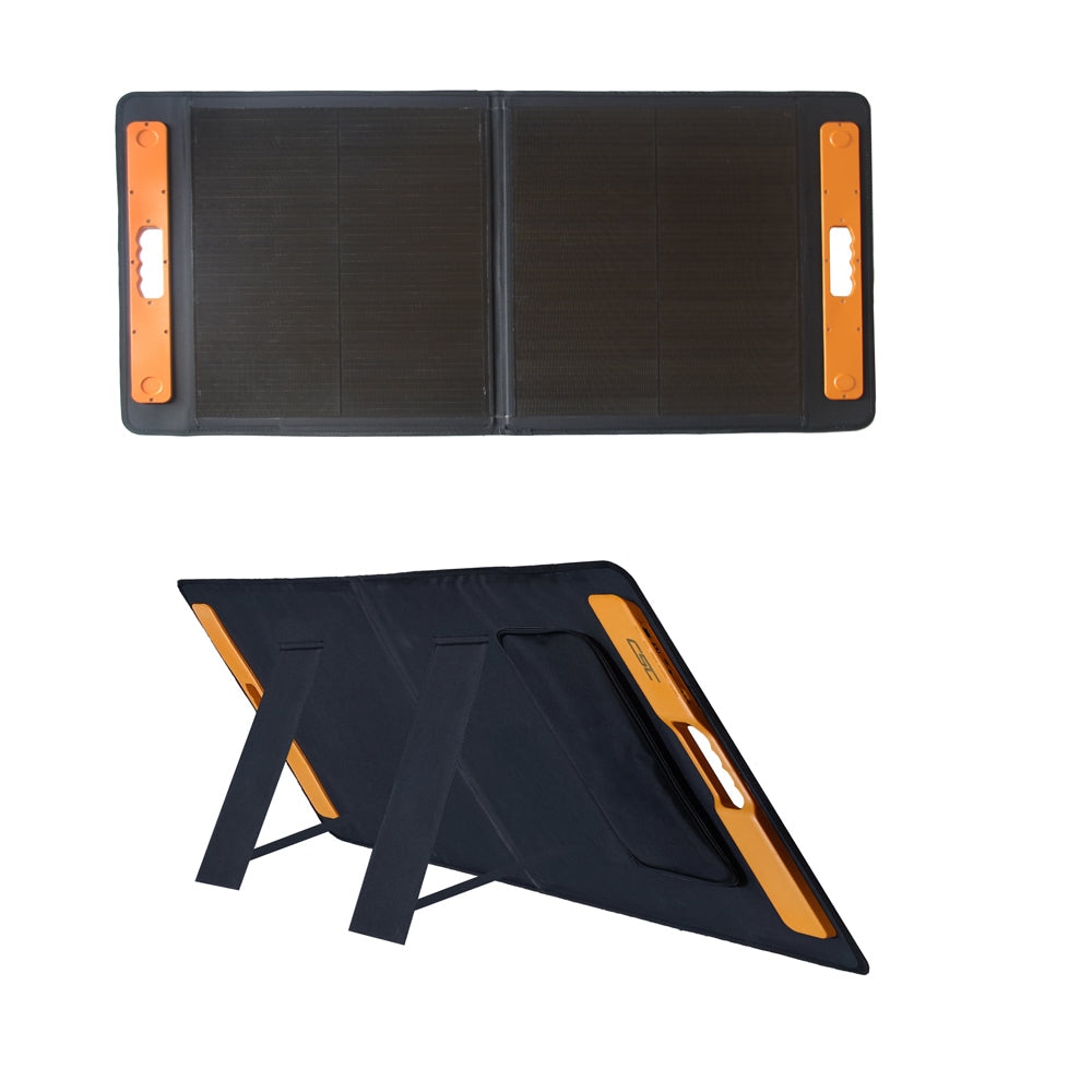 Panou solar, SP100WPLUS, 100W, 18V, 5A, pliabil, portabil, negru - eMAG.ro