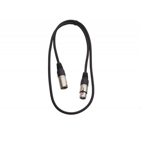Cablu microfon, Rockcable, 1 m, XLR, Negru - eMAG.ro