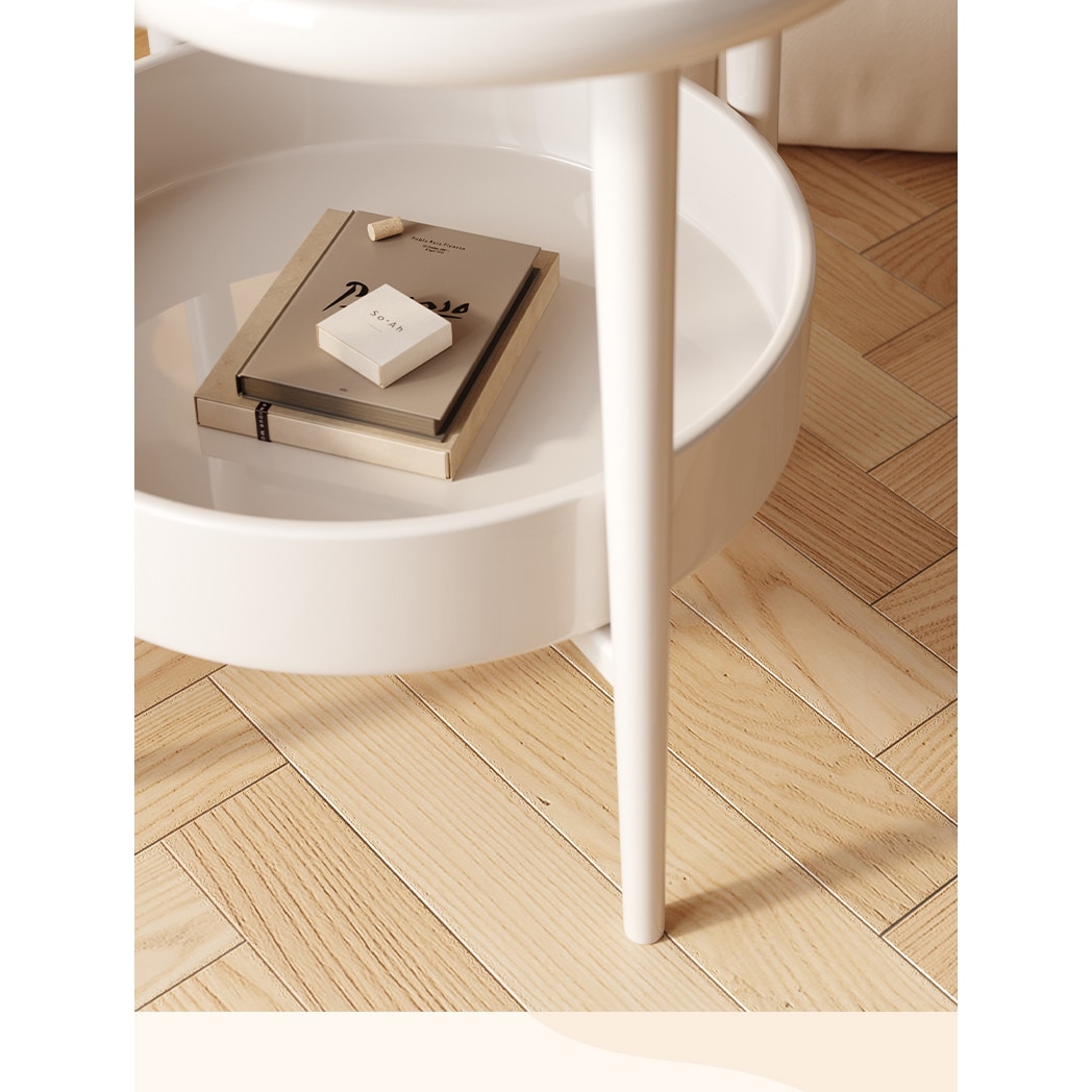 Masa de cafea, WALALLA, 50x50cm, Alb - eMAG.ro