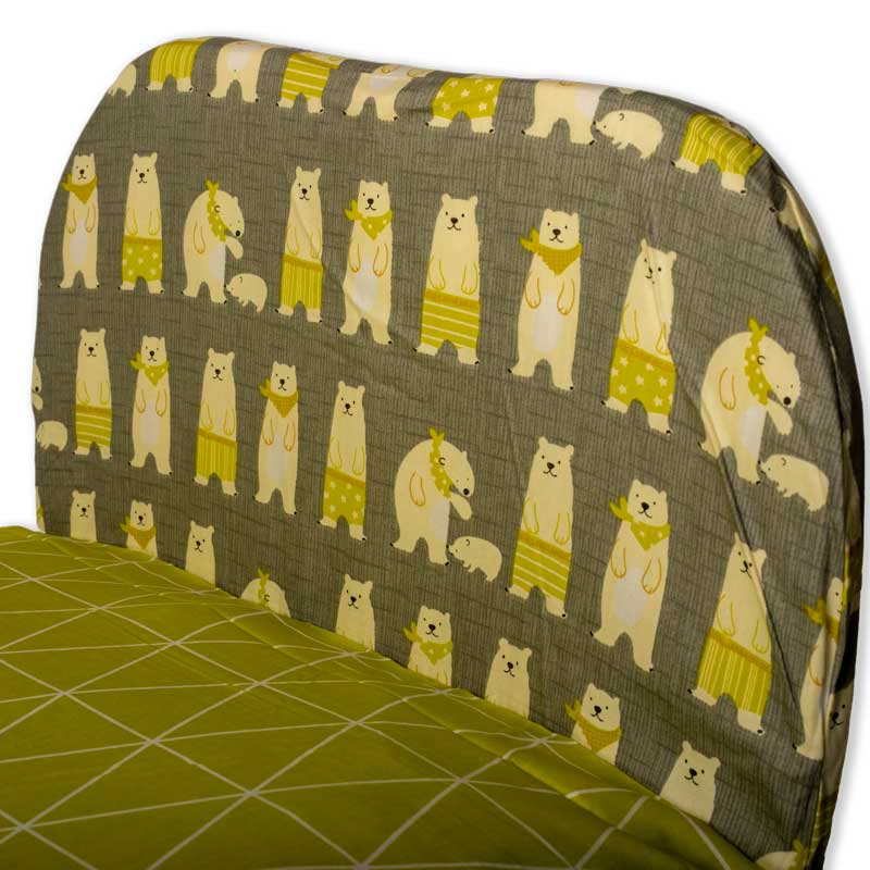 Pat King pentru pisici, Sarsaila, avocado, 60x50x10 cm - eMAG.ro