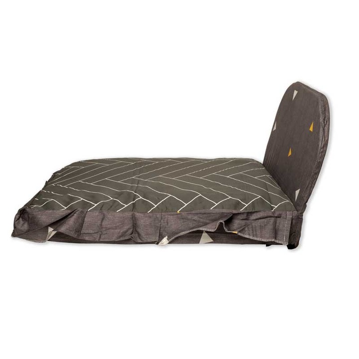 Pat King pentru pisici, Sarsaila, gri-petrol, 60x50x10 cm - eMAG.ro