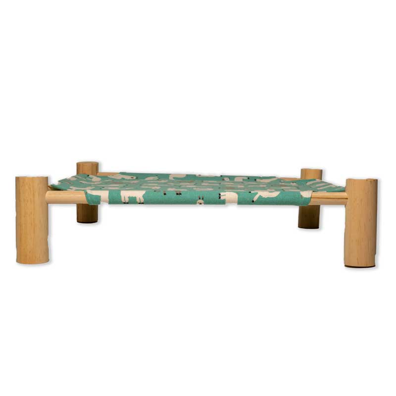 Pat Queen pentru pisici, Sarsaila, turcoaz, 51x46x10 cm - eMAG.ro