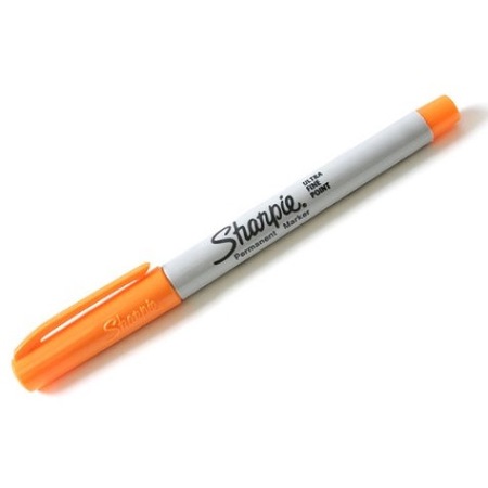 Marker permanent, Sharpie, UFine Leg Warm, Portocaliu, W/L - eMAG.ro