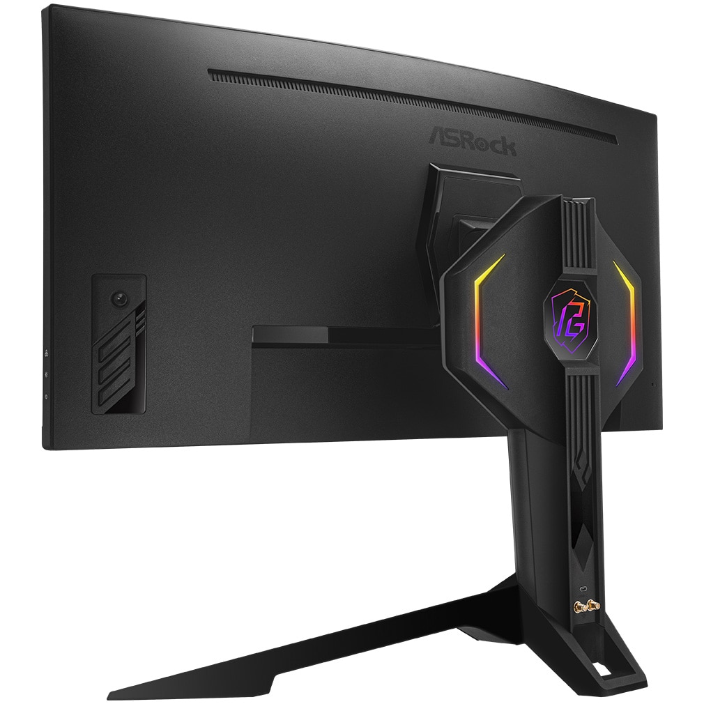 Monitor Gaming ASRock PG34WQ15R3A, 34" UHD (3440 x 1440) VA 1500 Curved ...