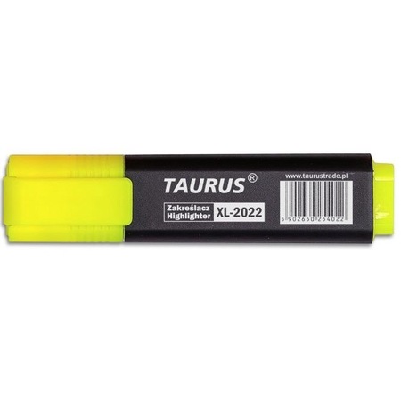 Marker evidentiator, Taurus, Galben - eMAG.ro