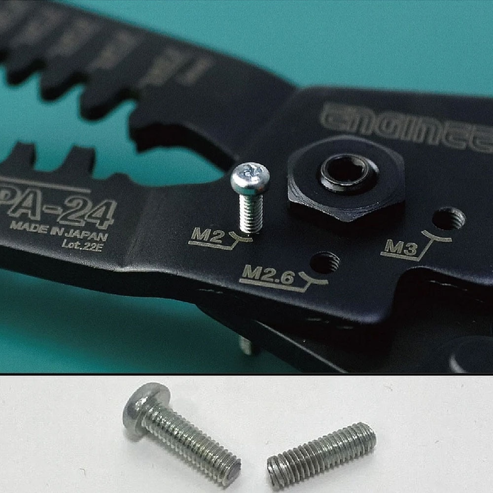 Cleste sertizare micro conectori si taiere suruburi ENGINEER PA-24 160 ...