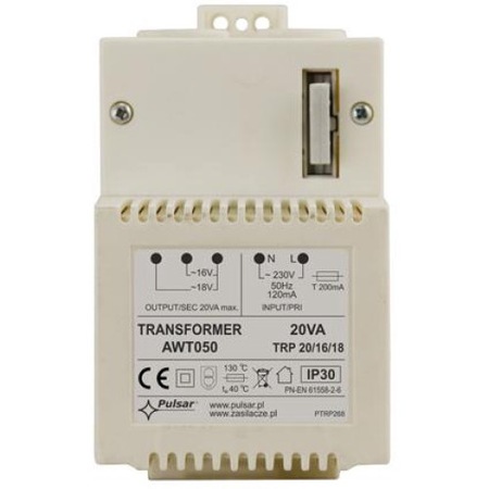 Transformator, Pulsar, 20VA, 230 V - eMAG.ro