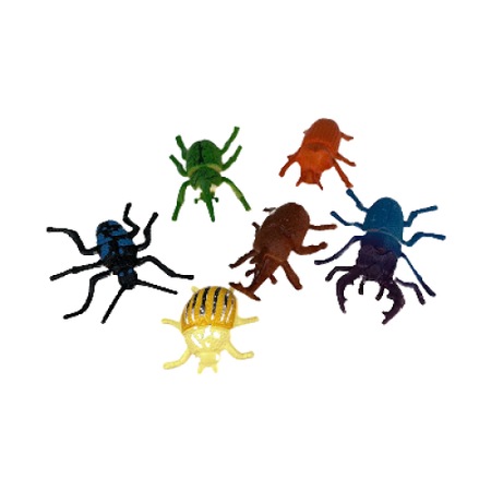 Set 6 Figurine, Gazelo, Model insecte, Multicolor - eMAG.ro