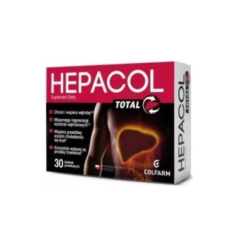 Hepacol Total, Colfarm, 30 tablete - eMAG.ro