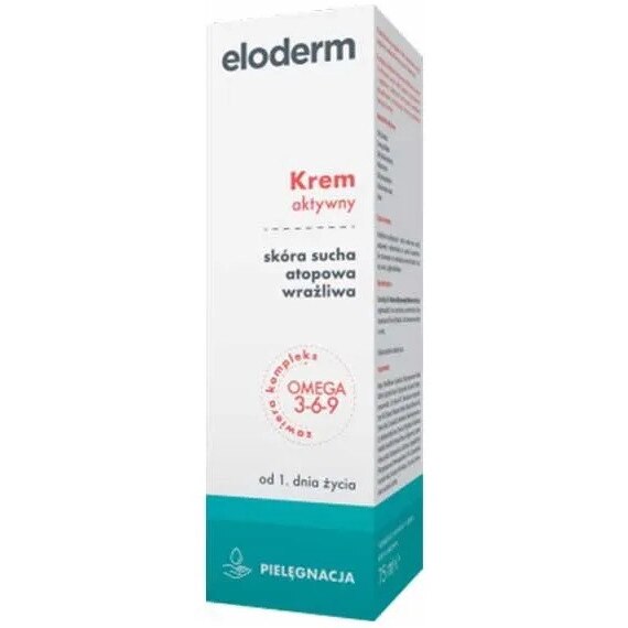 Crema activa cu Omega 3-6-9 Eloderm, Polpharma, 75 ml - eMAG.ro