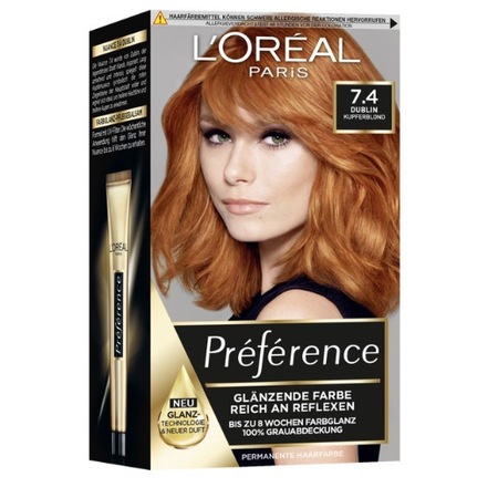 Vopsea de par L'Oreal, Preference, 7.4 Dublin - eMAG.ro