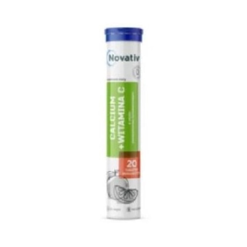 Calciu + Vitamina C, Medicinae, 20 comprimate efervescente - eMAG.ro