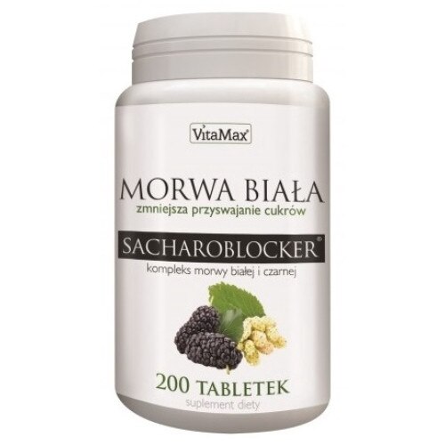 Supliment alimentar Sacharoblocker de dud alb, 200 comprimate - eMAG.ro