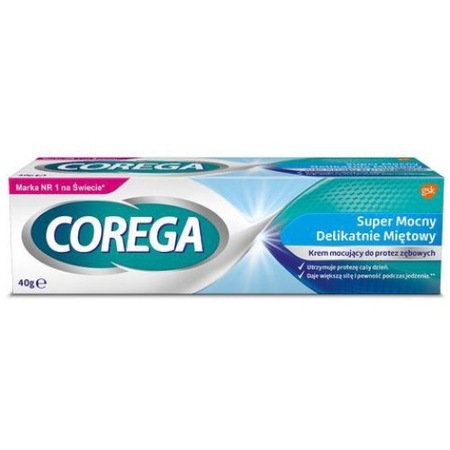 Crema de fixare super puternica, GlaxoSmithKline, Corega, Usor mentolat ...