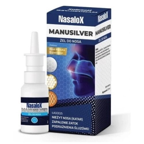 Gel nazal Nasalox Manusilver, S-Lab, 20 ml - eMAG.ro