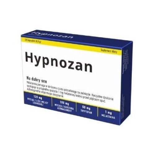Supliment alimentar Hypnozan,Valentis, 20 capsule - eMAG.ro