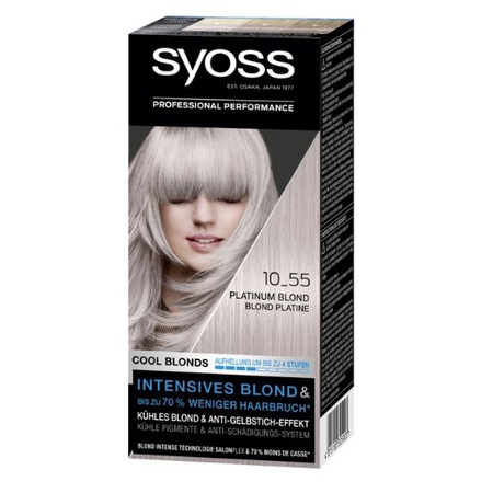 Vopsea de par, Syoss, 10-55, Blond platin - eMAG.ro