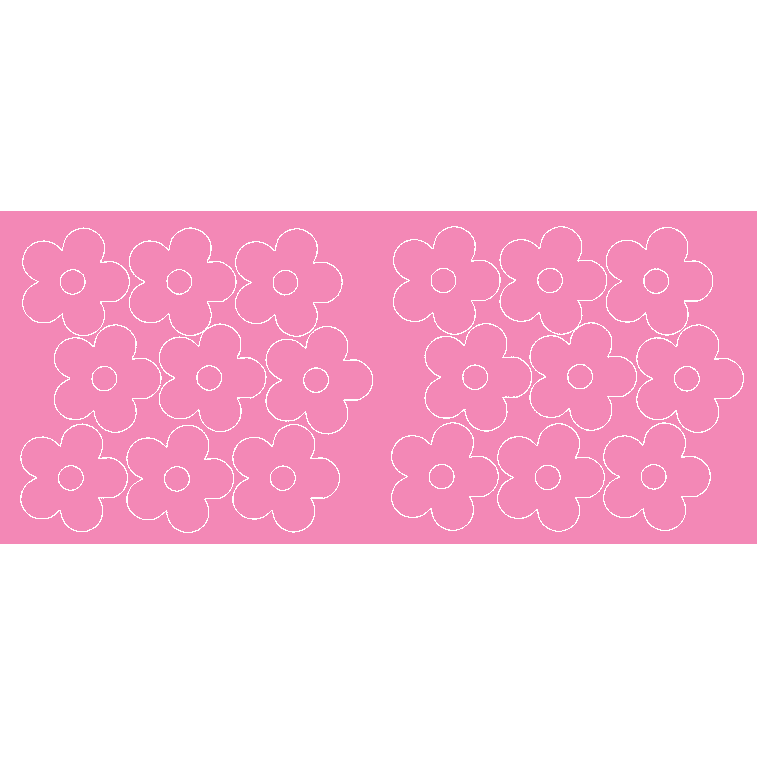 Autocolante pentru perete, Drago, cu flori, Roz - eMAG.ro