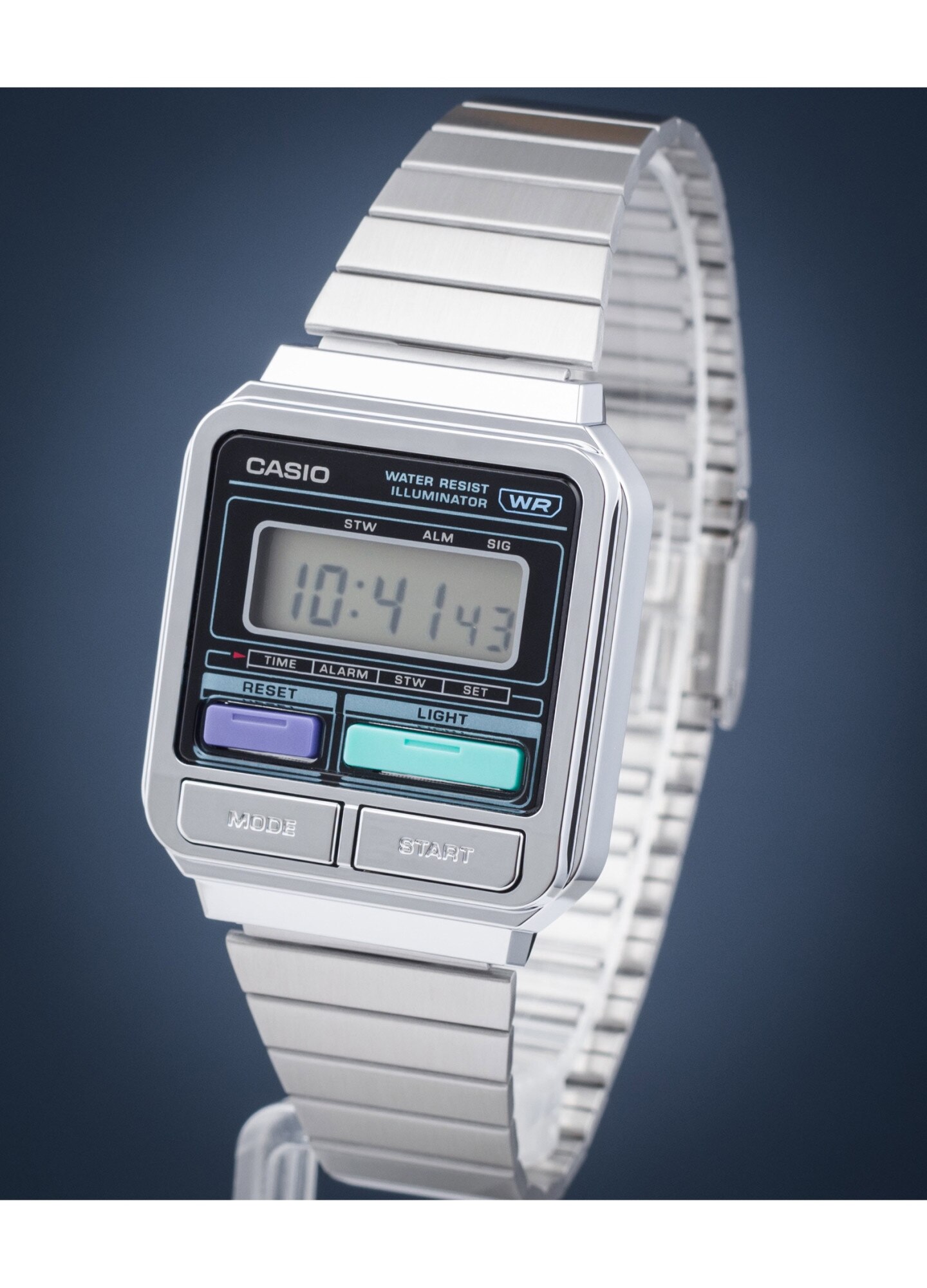 Ceas vintage, Casio, Plastic/Otel, Cuart, Gri - eMAG.ro