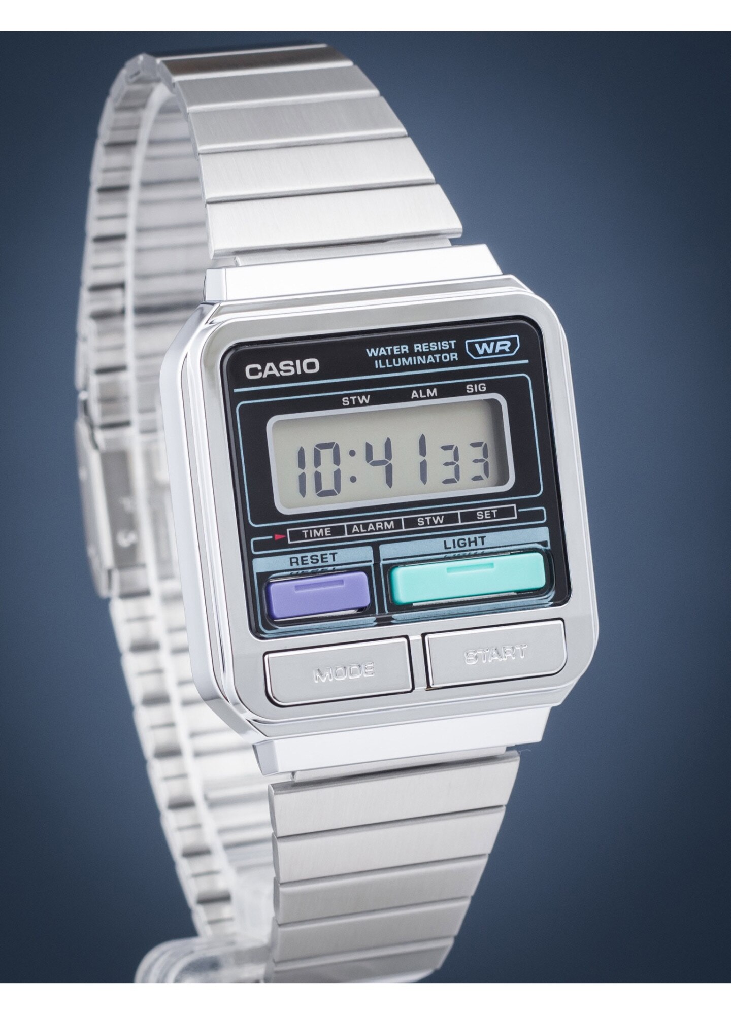 Ceas vintage, Casio, Plastic/Otel, Cuart, Gri - eMAG.ro