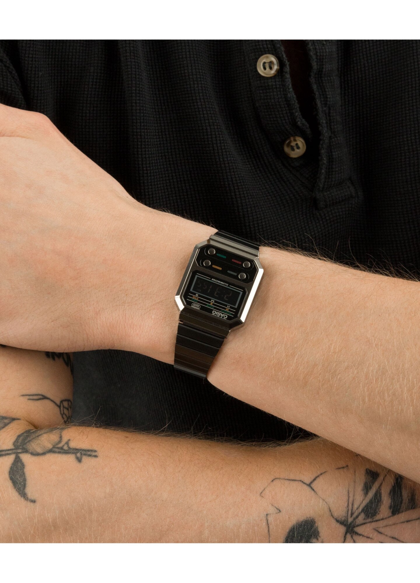 Ceas de mana, Casio, Inox/Plastic/Sticla, Cuart, Gri - eMAG.ro