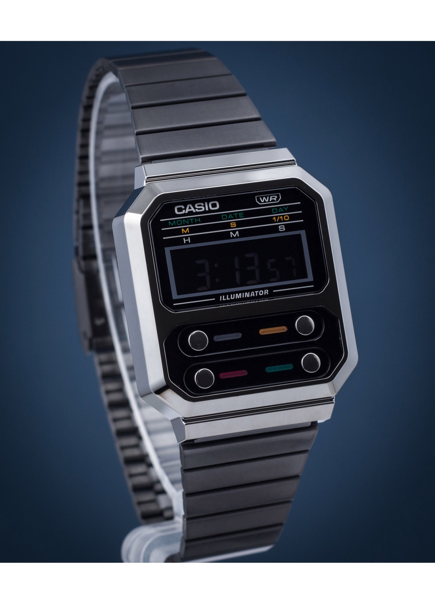 Ceas de mana, Casio, Inox/Plastic/Sticla, Cuart, Gri - eMAG.ro