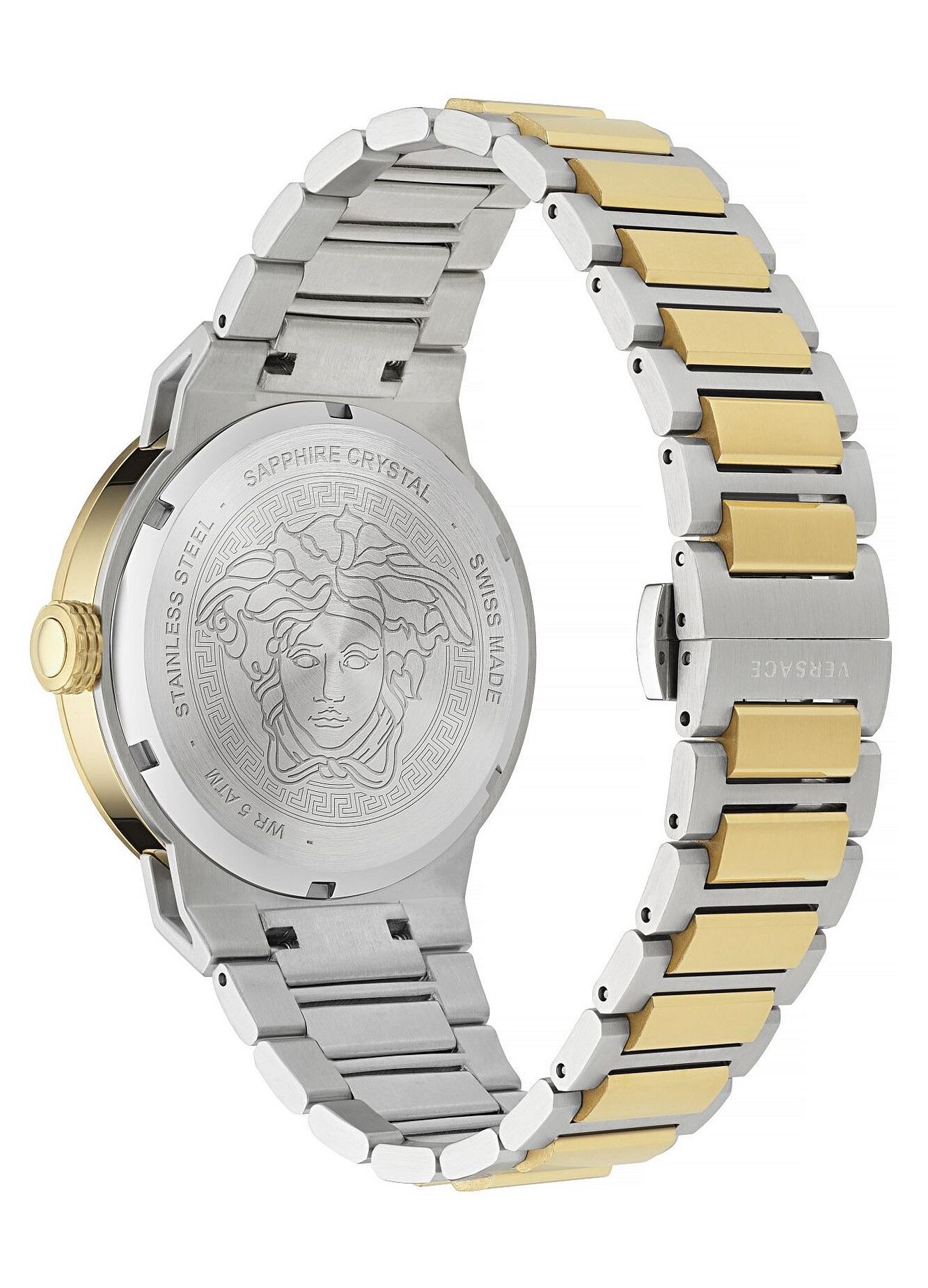 Ceas barbatesc, Versace, Otel/Inox, Auriu/Argintiu - eMAG.ro