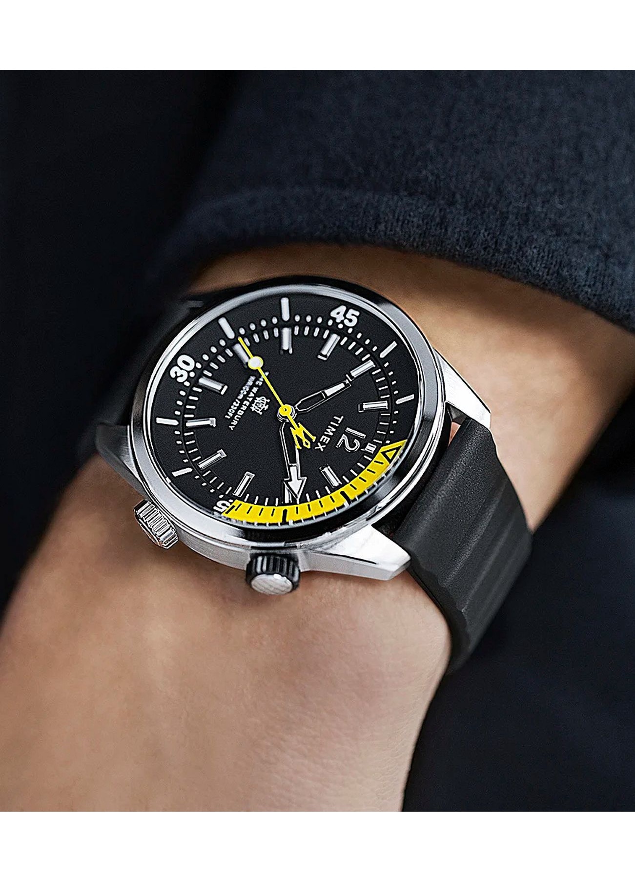 Ceas barbatesc, Timex, Inox/Cauciuc, Multicolor - eMAG.ro