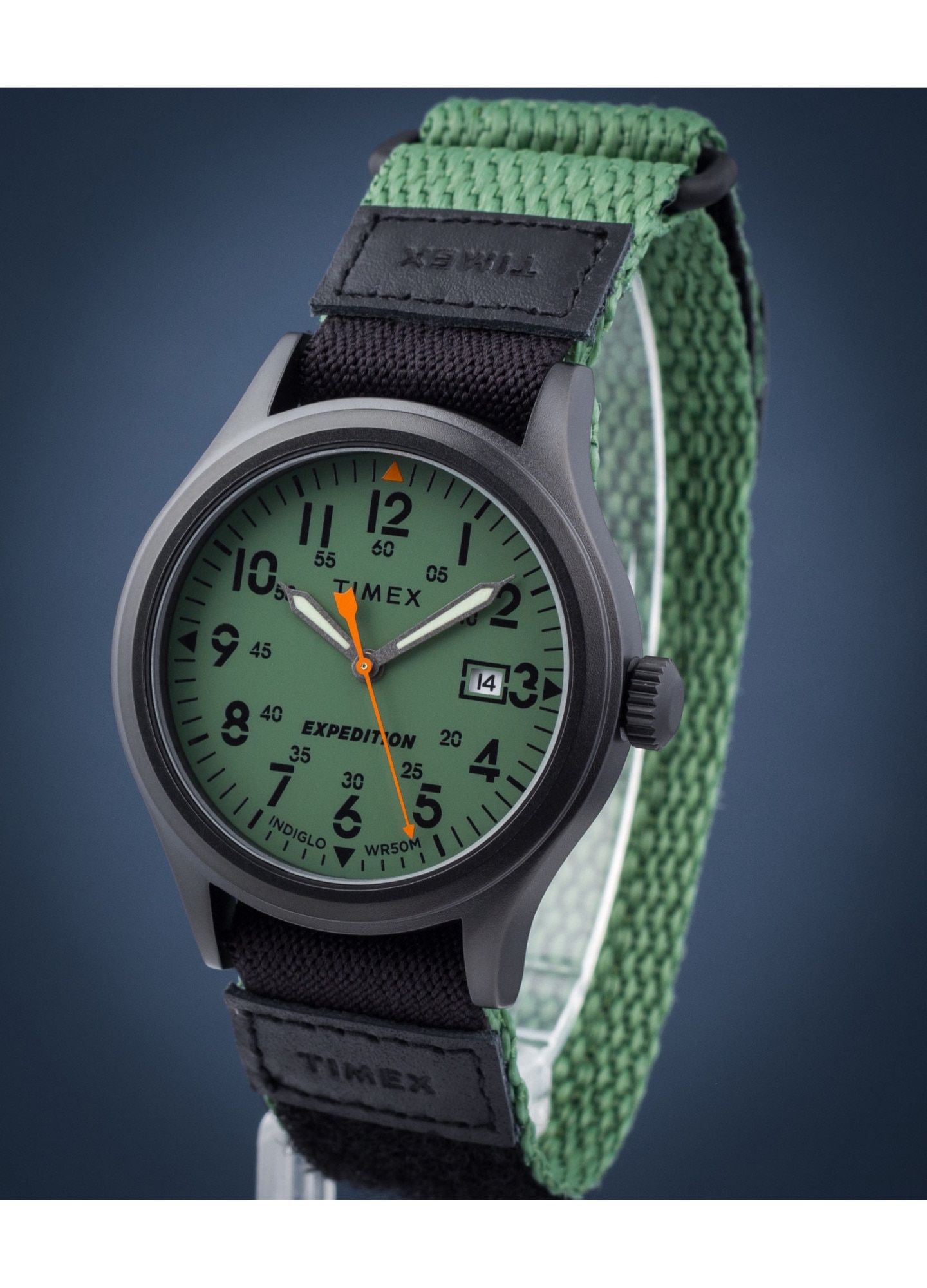 Ceas barbatesc, Timex, Textil/Metal, Verde - eMAG.ro