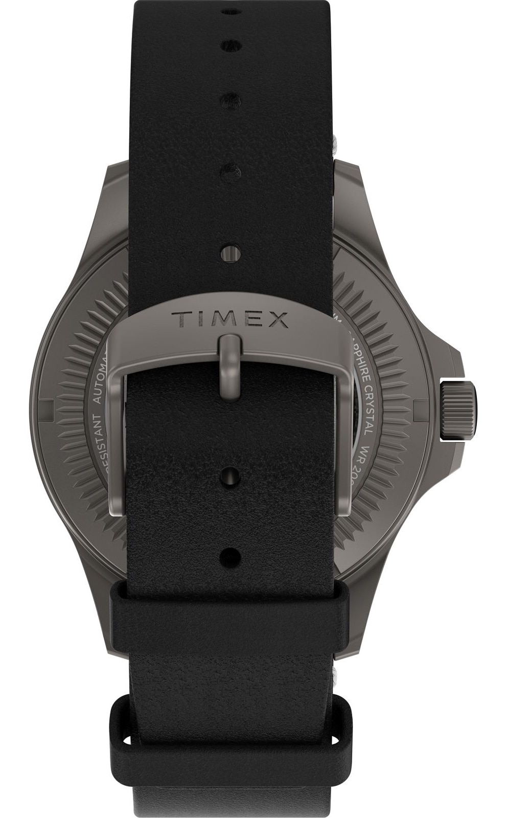 Ceas barbatesc, Timex, Piele naturala/Titan, Negru/Argintiu - eMAG.ro