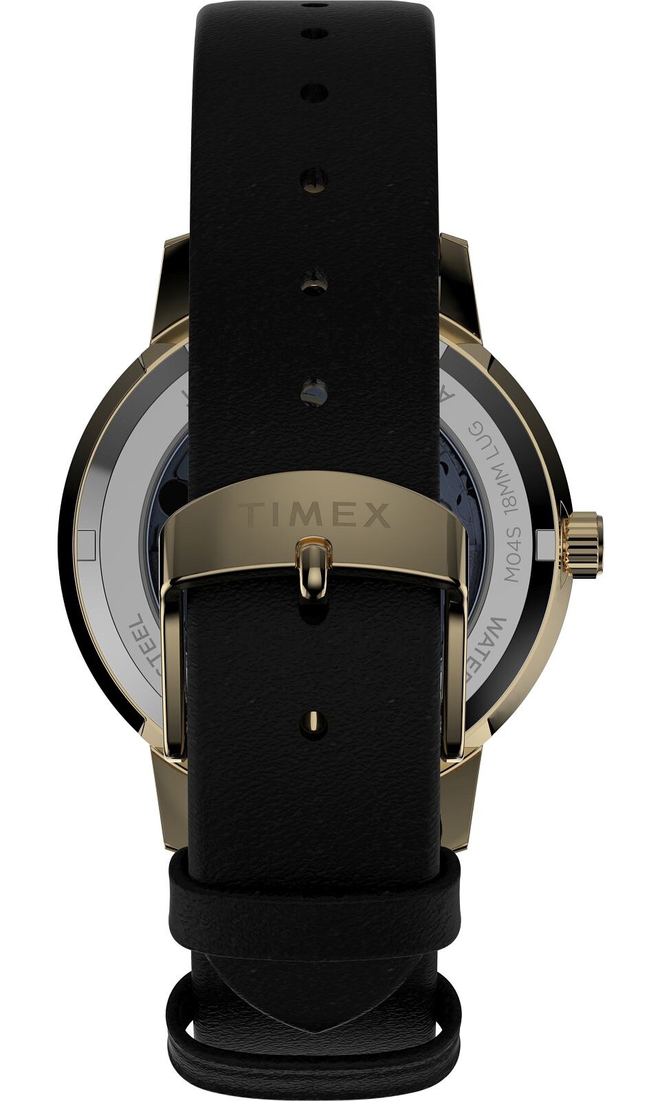 Ceas dama, Timex, Piele naturala/Inox, Negru - eMAG.ro