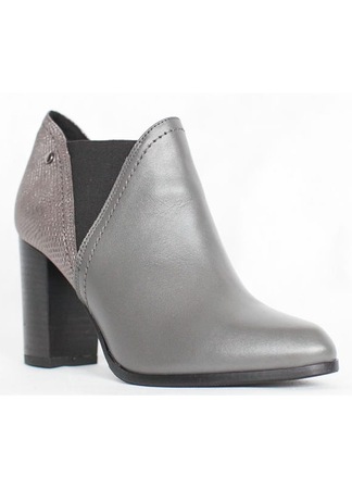 Botine dama din piele naturala, Higo, Gri, 37 cm - eMAG.ro