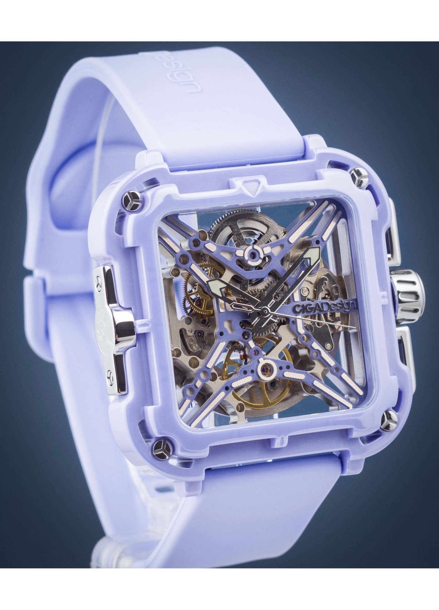 Ceas dama, Ciga Design, Silicon, Violet - eMAG.ro