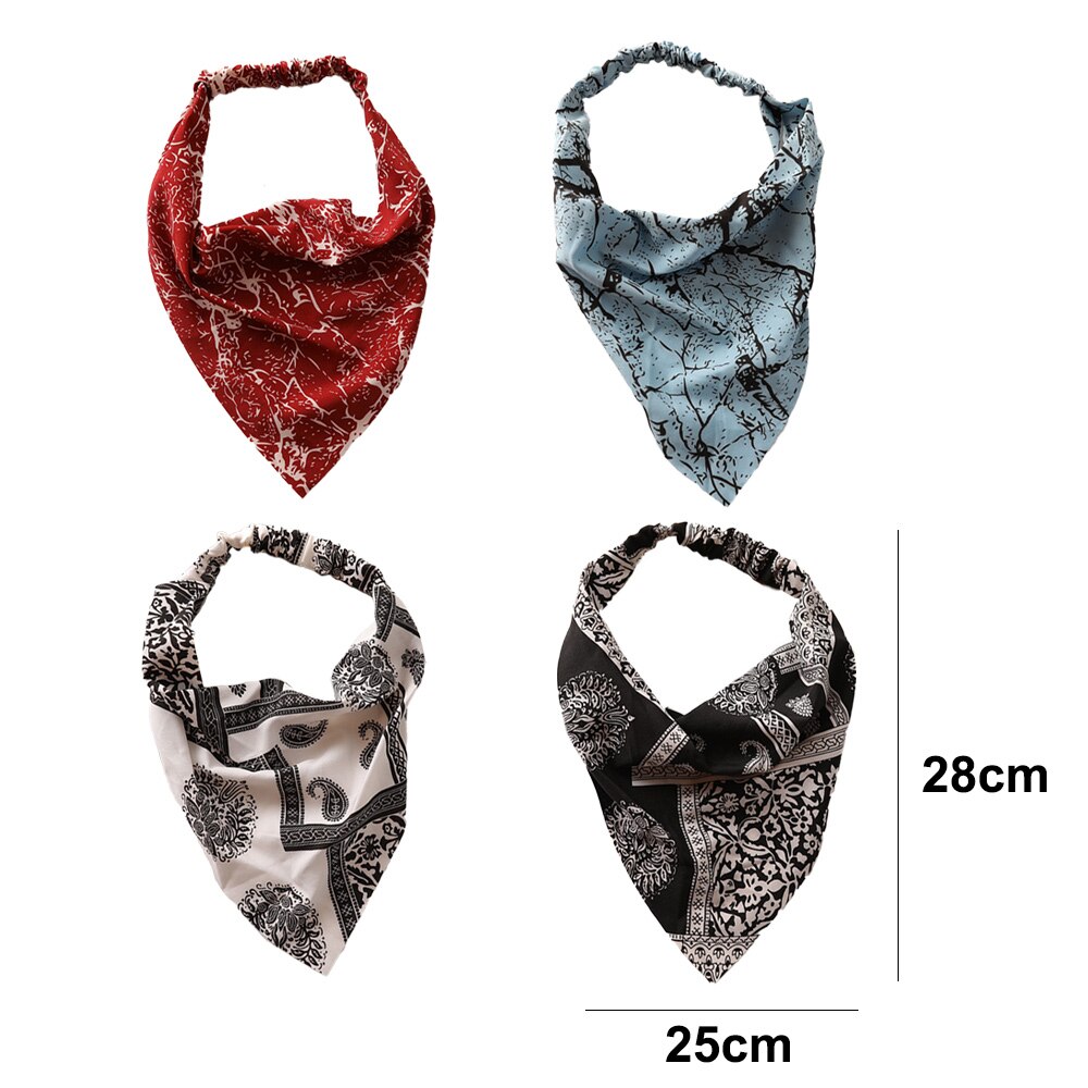 Set 4 bandane par, Sifon, 25 x 28 cm, Multicolor - eMAG.ro