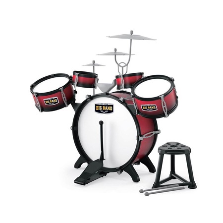 Set tobe cu bete, scaun si chimvale, ABS/Aluminiu, pentru copii, ATU ...