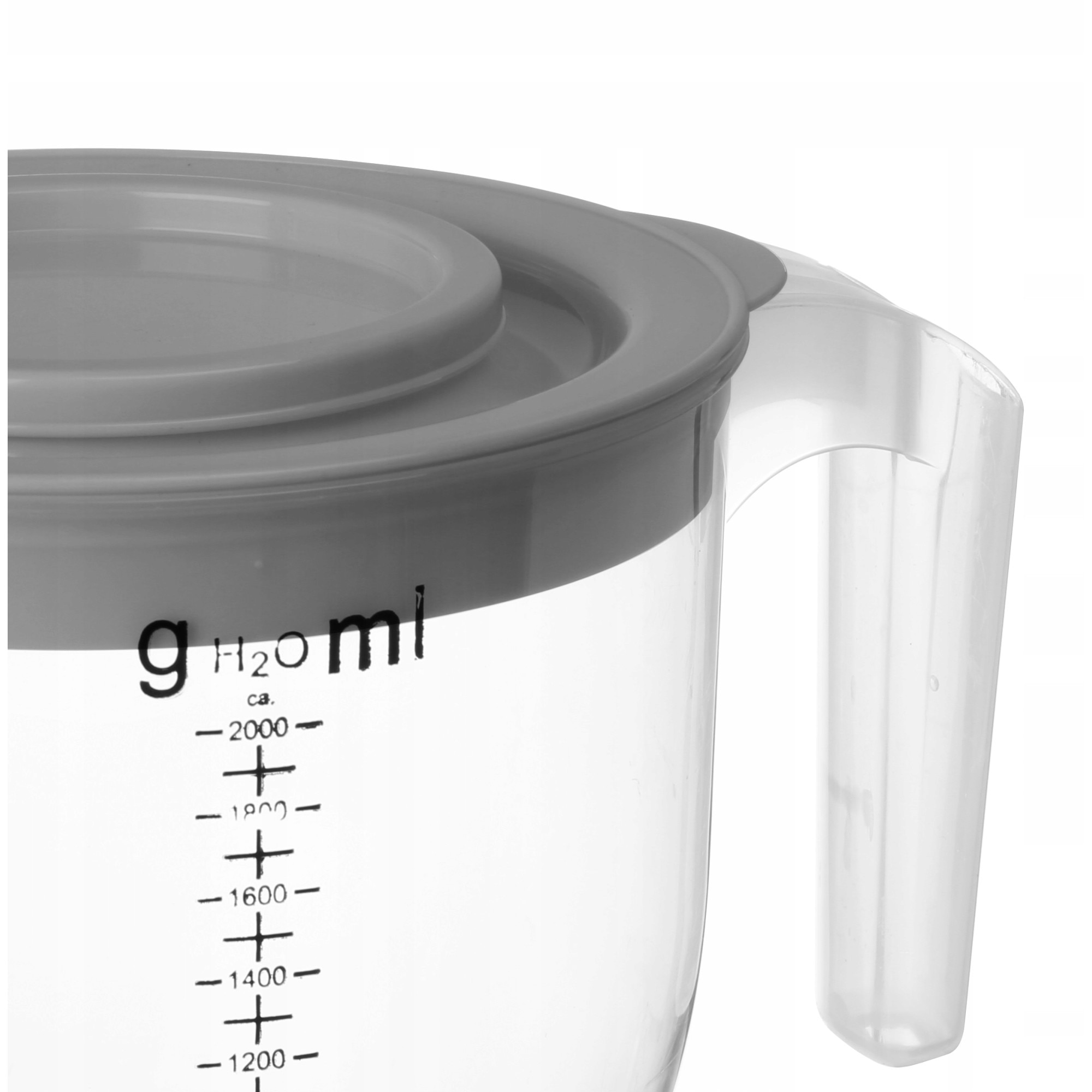 Cana gradata, Kadax, 2L, Transparent/Gri - eMAG.ro