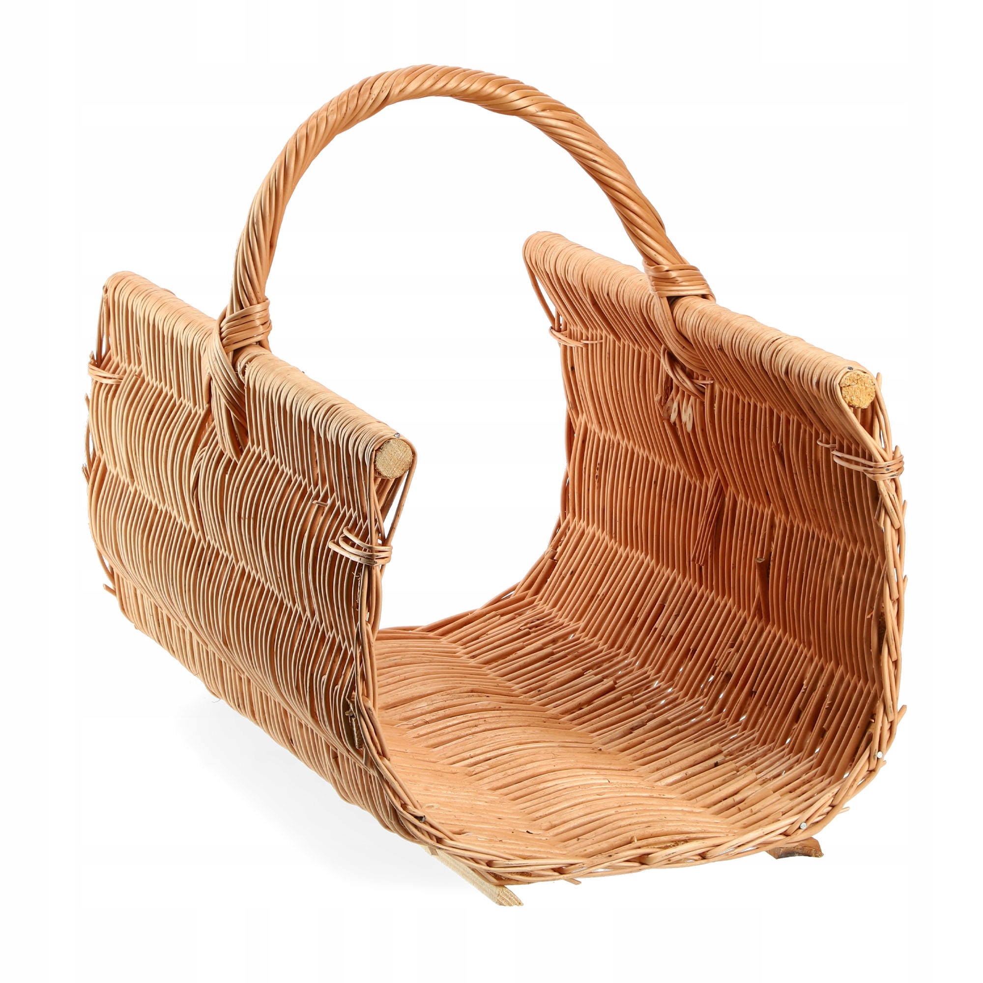 Cos pentru lemne, Kadax, Rachita, 49.5x33x26.5 cm, Maro - eMAG.ro