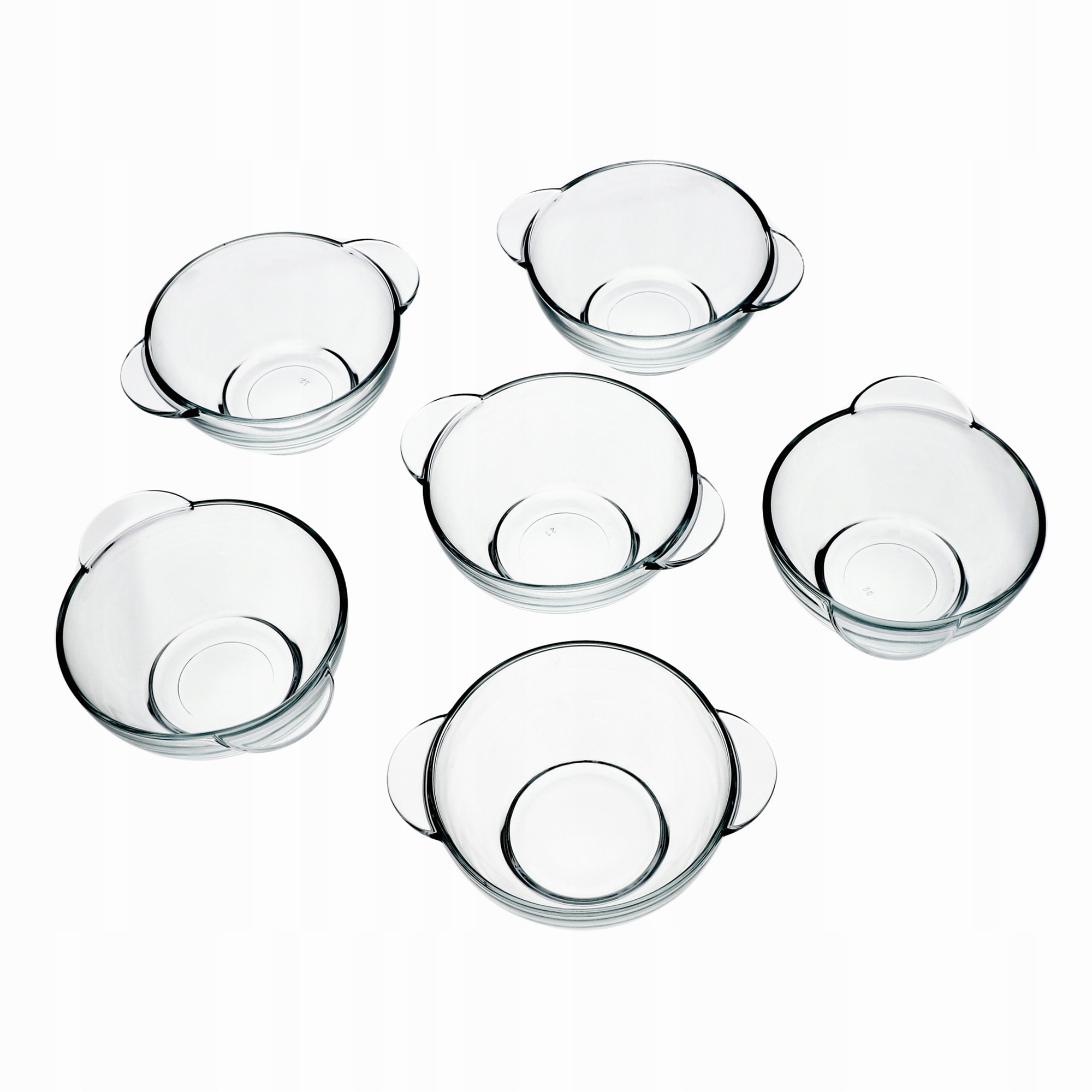 Set 6 boluri pentru supa, Kadax, Sticla, 6 x 400 ml, Transparent - eMAG.ro