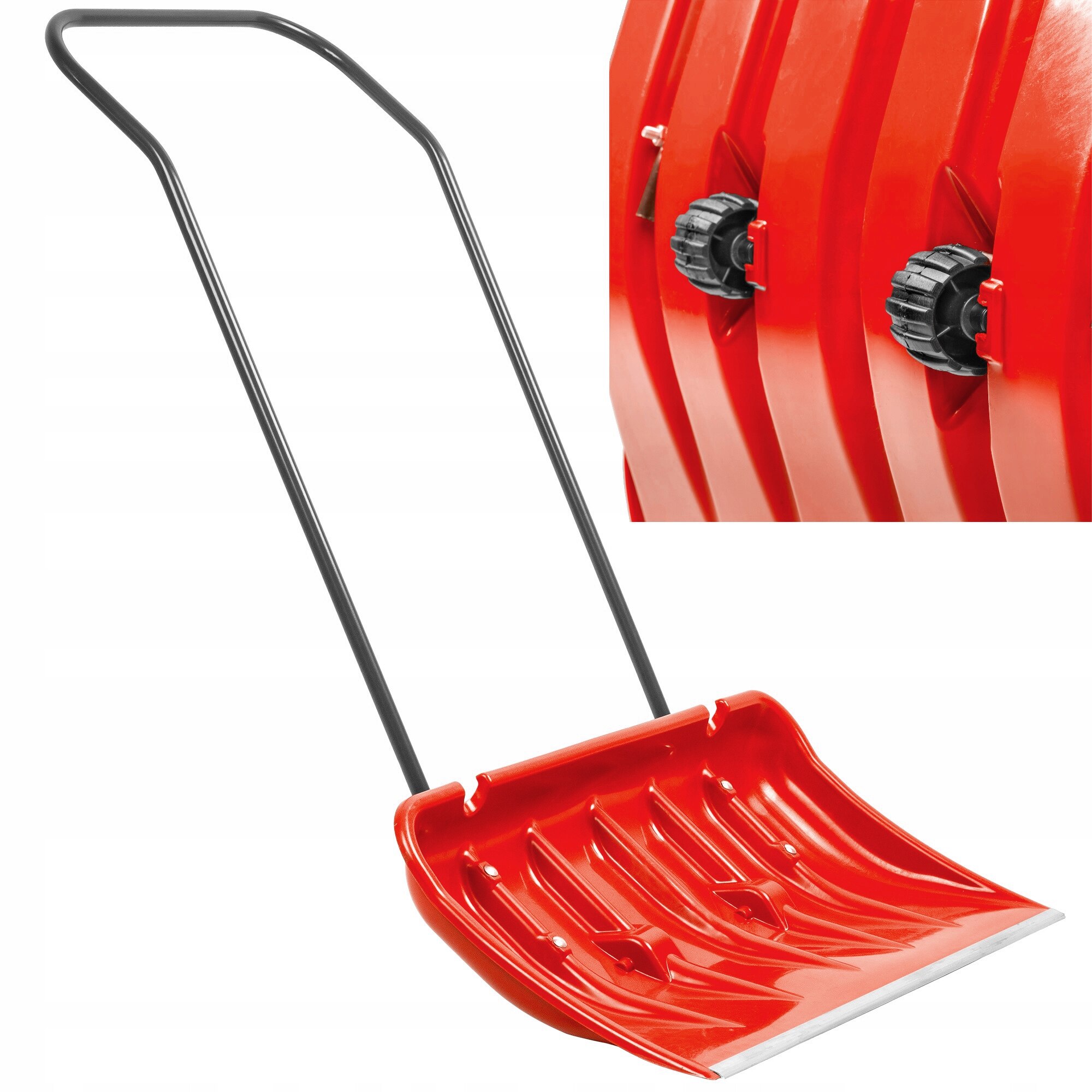 Plug zapada, KADAX, Metal/Plastic, 135 cm, Rosu/Gri - eMAG.ro