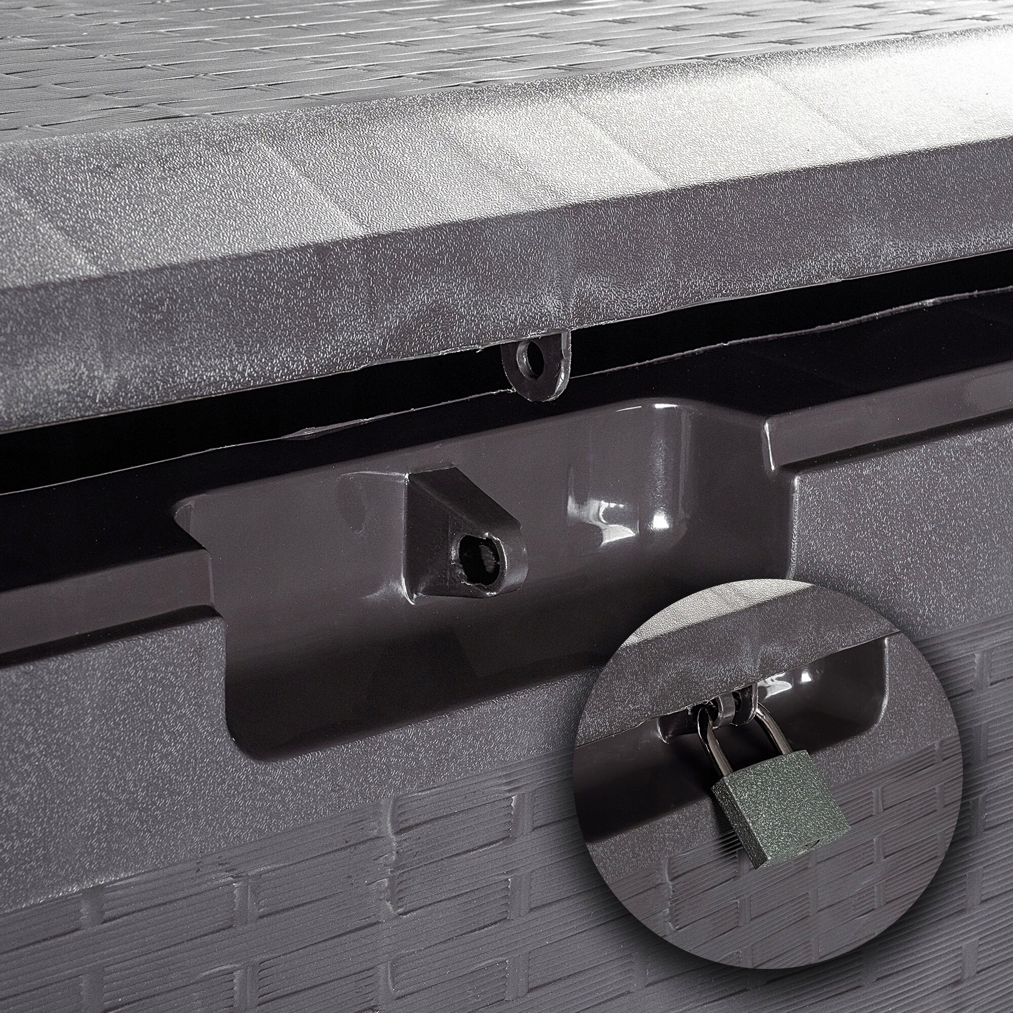 Lada depozitare, KADAX, PVC, 290 l, Negru - eMAG.ro