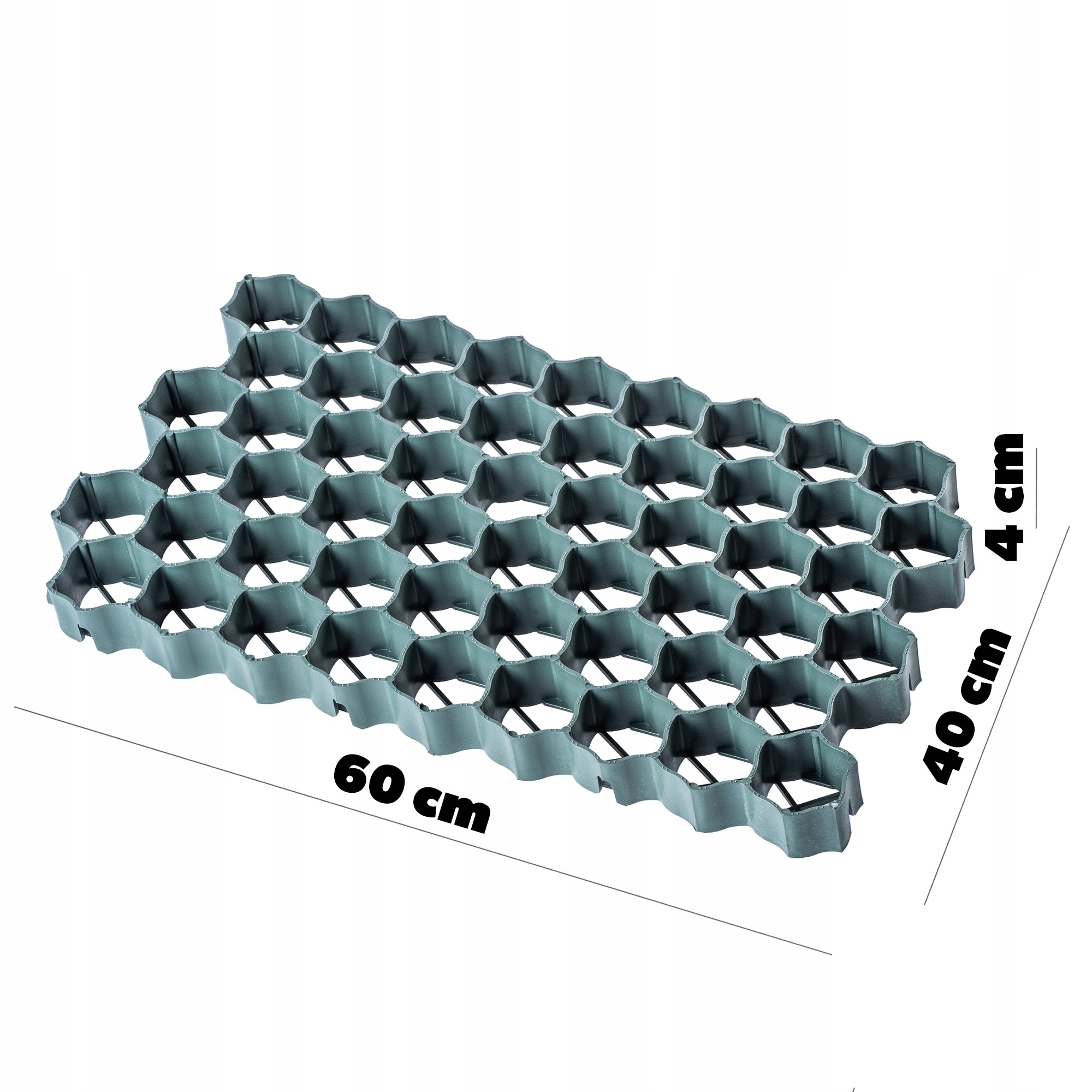 Set 16 grilaje pentru gazon, Kadax, Polietilena, 60x40x4 cm, Albastru ...