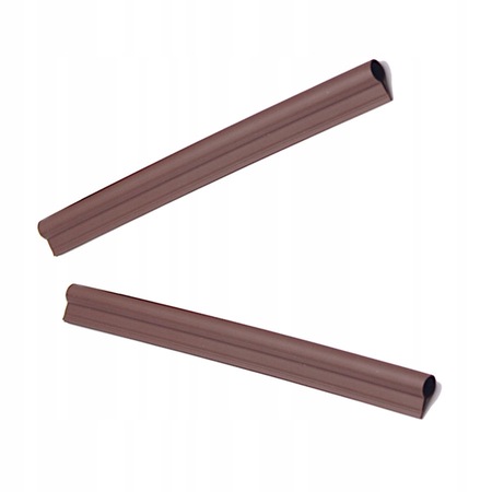 Cleme pentru panouri de gard, Plastic, Maro, 2 buc - eMAG.ro